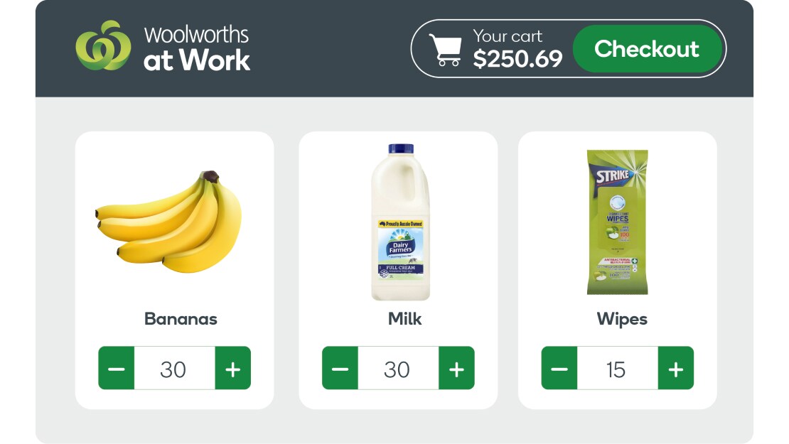 How to set up a recurring order - Woolworths at Work