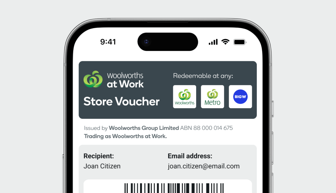 Shop in-store with business In-Store Card | Woolworths at Work